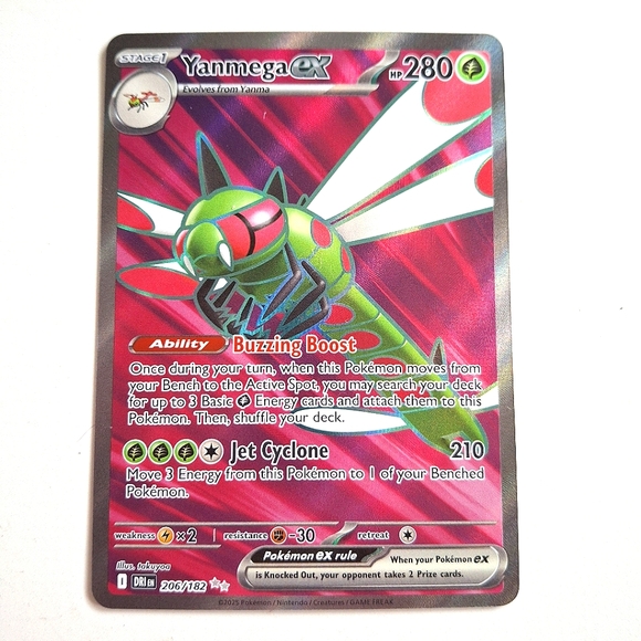 Pokemon | Toys | Yanmega Ex Pokmon Card Scarlet Violet Destined Rivals ...